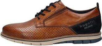 Bugatti Homme 331-9711L Chaussures à Lacets, Cognac, 41 EU