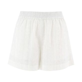 MC2 Saint Barth Femme, Shorts, Blanc, Taille: 42 FR Meave Pull Up Shorts