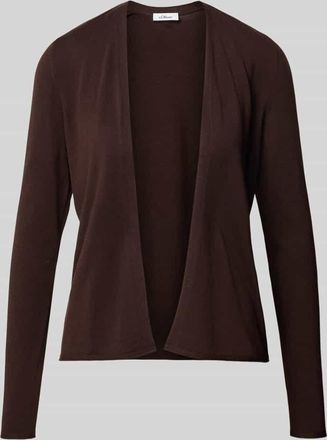 s.Oliver Red Label Strickjacke mit Label-Detail