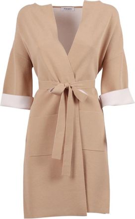 KANGRA Femme, Robes, Brun, Taille: 40 FR Spolverino 2 Colori Cintura