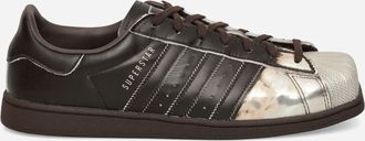 adidas Women s Superstar SQ Sneakers Aurora Coffee / Silver Metallic / Cream White