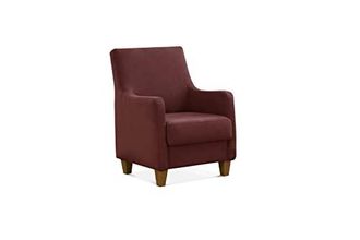 Cavadore Polstersessel Palera mit Federkern / Sessel im Landhausstil, passend zur Garnitur Palera / 70 x 93 x 75 / Mikrofaser, Rot