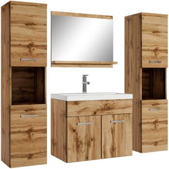 Badplaats Badplaats - Set de meuble de salle de bain Montreal xl 60 cm - Ch