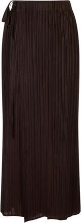 Meimeij Femme, Pantalons, Brun, Taille: 36/38 FR Wide Pantalons