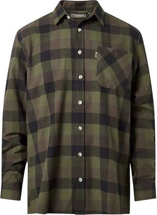 Pinewood Wildmark, Chemise en Flanelle Homme, Surchemise &agrave; Carreaux, Flanelle de Coton Bross&eacute;e, Tissu Doux, Coupe Classique