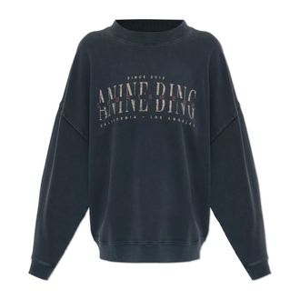 Anine Bing Miles SweaT-shirt - Femme - Sweatshirts et sweats &agrave; capuche - Noir - Taille: 40 FR