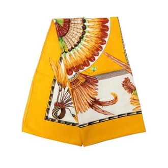 Herm&egrave;s Pre-owned Foulard Br&eacute;sil - Femme - Pre-owned - Jaune - Taille: ONE Size