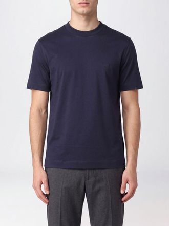 Emporio Armani T-shirt basique &agrave; manches courtes et col rond en pur coton