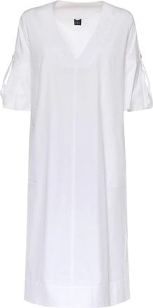 Fay Femme, Robes, Blanc, Taille: 38 FR Robes Maxi