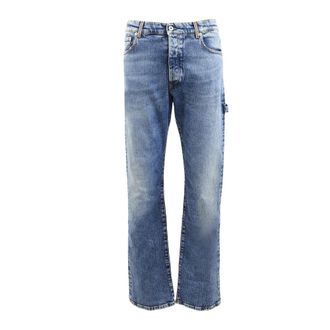 Heron Preston Homme, Jeans, Bleu, Taille: W30 Ex-Ray Washed Hammer Blue Jeans