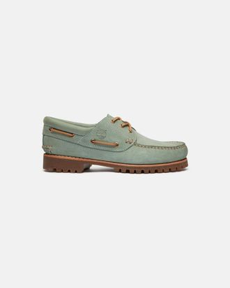 Timberland Handgen&auml;hter Timberland Authentic 3-Eye Lug Bootsschuh in Gr&uuml;n, Gr&uuml;n, Gr&ouml;&szlig;e