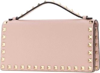 Valentino Garavani Womens Wallet W-Strap | Rockstud Rose Quartz Portafogli
