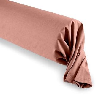 Univers D&eacute;cor Taie de traversin Pr&eacute;mium 45 x 185 cm (Vieux Rose, Taie de traversin 45 x 185 cm)