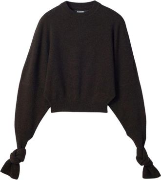 Jacquemus Le Pull Fiocco - - Knitwear - Damen - Braun - S