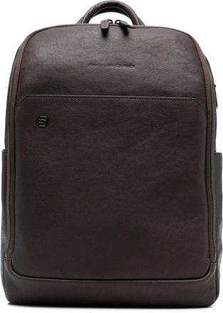 Piquadro Rucksack aus Leder - Braun