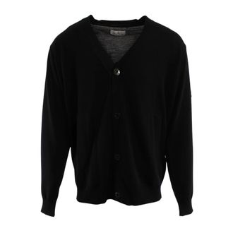 Stone Island Cardigan en laine tricot&eacute;e - Homme - Pulls - Bleu - Taille: 2XL