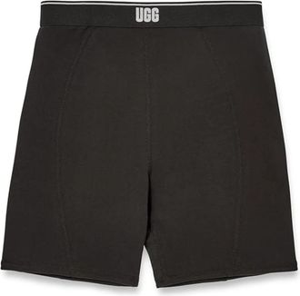 UGG Corilynn Logo Biker Short - - Shorts - Damen - Schwarzk - XS