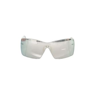Frankie Morello Shield Sonnenbrille mit grauem verspiegeltem Glas - - Accessories - Damen - Grau - ONE SIZE