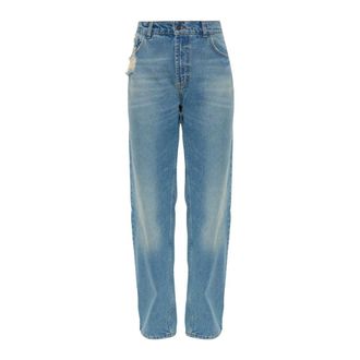 The Mannei Jean Droit Vintage - Femme - Jeans - Bleu - Taille: 42 FR