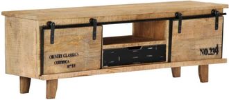 vidaXL TV-Schrank 120x30x40 cm Massivholz Mango Vidaxl
