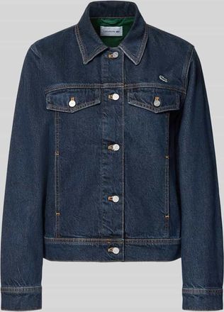 Lacoste Jeansjacke mit Logo-Detail