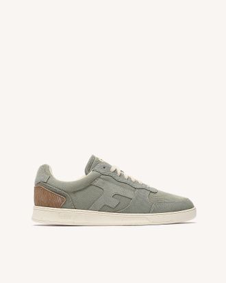 Faguo Baskets en toile kaki fonc&eacute;