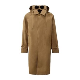 C.P. Company C.p. Company, Homme, Manteaux, Beige, Taille: XL Bonded Cotton Coat