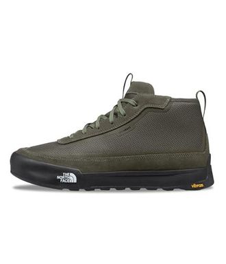 The North Face Mixte Clyffe Mid Insulated Waterproof | Sneaker Boots for Men & Women, Vibram Outsoles Botte de randonnée, Brume décorce Vert Taupe/écorce, 40.5 EU