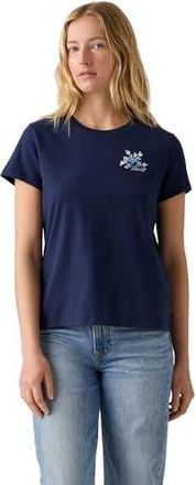 Levi's The Perfect Tee Vicki Floral BW Embroide, Vicki Floral BW Embr, S