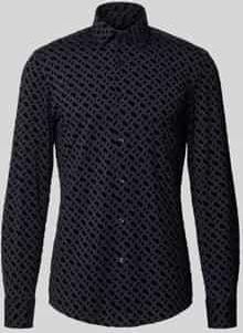 HUGO BOSS Slim Fit Businesshemd mit Kentkragen