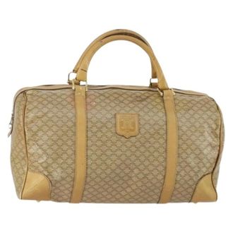 Celine Sac Week-end en Toile Pre-owned - Femme - Pre-owned - Beige - Taille: ONE Size
