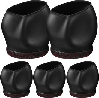 Artibetter Ciieeo 5 St&uuml;ck TPE Rollenkappen f&uuml;r M&ouml;belrollen rutschfest und Verschlei&szlig;fest Stuhlrollen Bodenschoner f&uuml;r Teppich und Hartboden Ger&auml;uschd&auml;mpfend und 