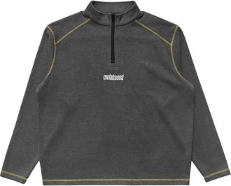 Metalwood Studio logo zip sweatshirt - Grau