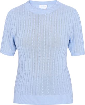 Usha Pullover Frauen hellblau