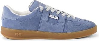 P448 Baskets Monza en cuir su&eacute;d&eacute;