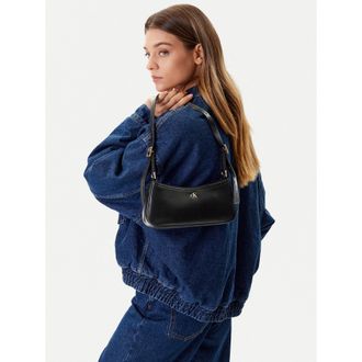 Calvin Klein Handtasche Calvin Klein Ck Small Shoulder Bag LV04F3170G Schwarz