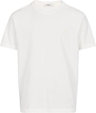 Replay T-shirt uni &agrave; logo brod&eacute; en coton