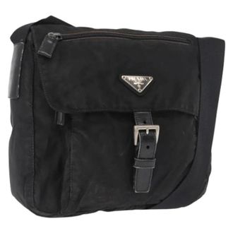 Prada Pre-owned Vintage Nylon Schultertasche - - Pre-owned - Damen - Schwarzk - ONE SIZE