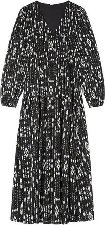 Springfield Damen 5.t.a.midi Etnico Bash Lässiges Kleid, Standardschwarz, X-Small