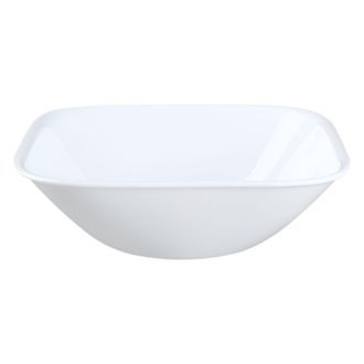 Corelle Müslischale Pure White | Premium Essgeschirr aus einzigartigem dreifach gepresstem Vitrelle Glas | Backofenfest bis 175°C | Mikrowellengeeignet | Gefr