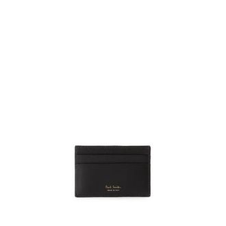 Paul Smith Porte cartes imprimé rayé en cuir