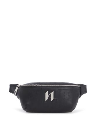 Karl Lagerfeld Perforierte K/Plak G&uuml;rteltasche - Schwarz