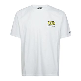 MC2 Saint Barth Klassisches T-Shirt 883 Nord Sud Ovest Est - - Tops - Herren - Wei&szlig; - S