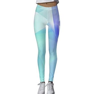 Generic Legging de sport 2026 pour femme - Style d&eacute;contract&eacute; - Taille haute - Pantalon de yoga imprim&eacute;, vert menthe, XXL