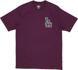 47 Brand Homme, Tops, Violet, Taille: M Backer Echo Tee Losdod