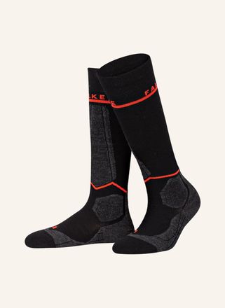 Falke Skisocken Sk Energizing Mit Merinowolle schwarz