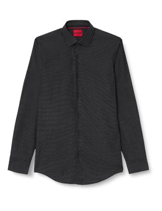HUGO BOSS Mens Koey Shirt, Black1, 40