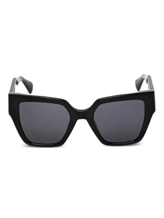 AllSaints Sonnenbrille mit geometrischem Gestell - Schwarz