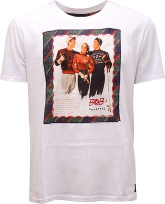 Bob Homme, Tops, Blanc, Taille: L LIT T-Shirt