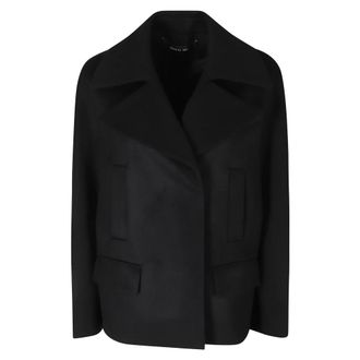 Federica Tosi Manteau crois&eacute; - Femme - Manteaux - Noir - Taille: 36 FR